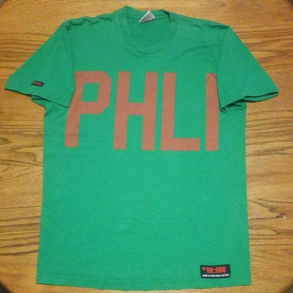 PHLI | Shirts | Phli Shirt Green Made In Usa Hyde Park Large Philly ...